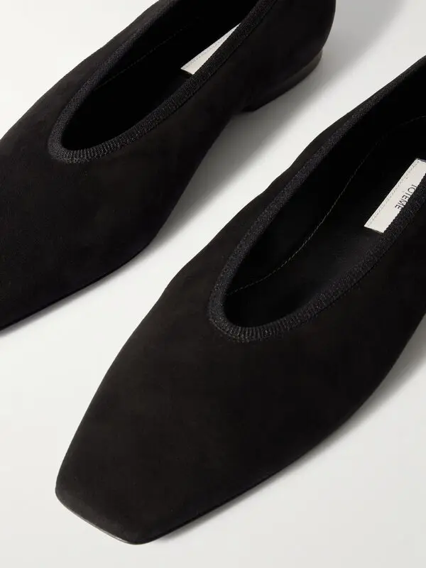 TOTEME Suede Ballet Flats