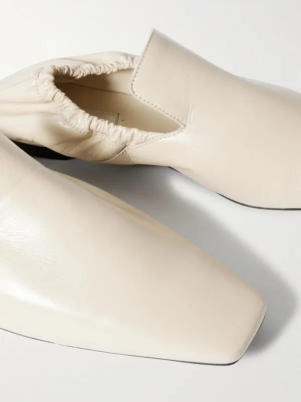 TOTEME Gathered Leather Loafers