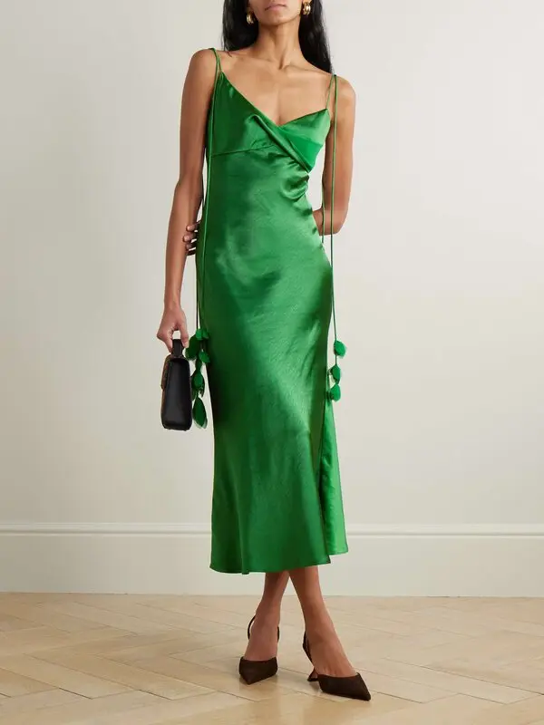 Self-portrait Green Dresses | Editorialist