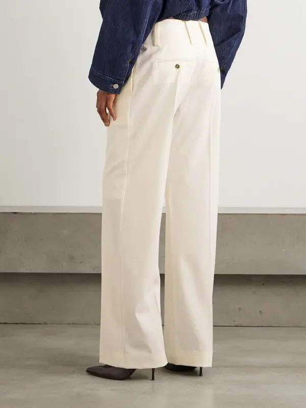 Patou Stretch Wool-twill Pants