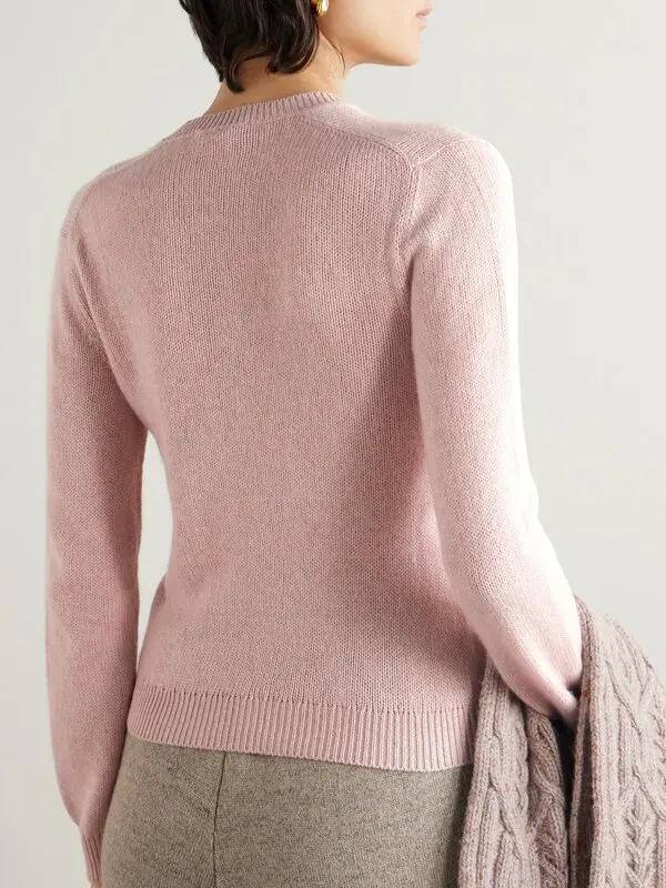 Loro Piana Cashmere V-neck Sweater - Neutrals