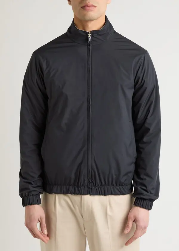 AURELIEN Resort Reversible Jacket - Navy