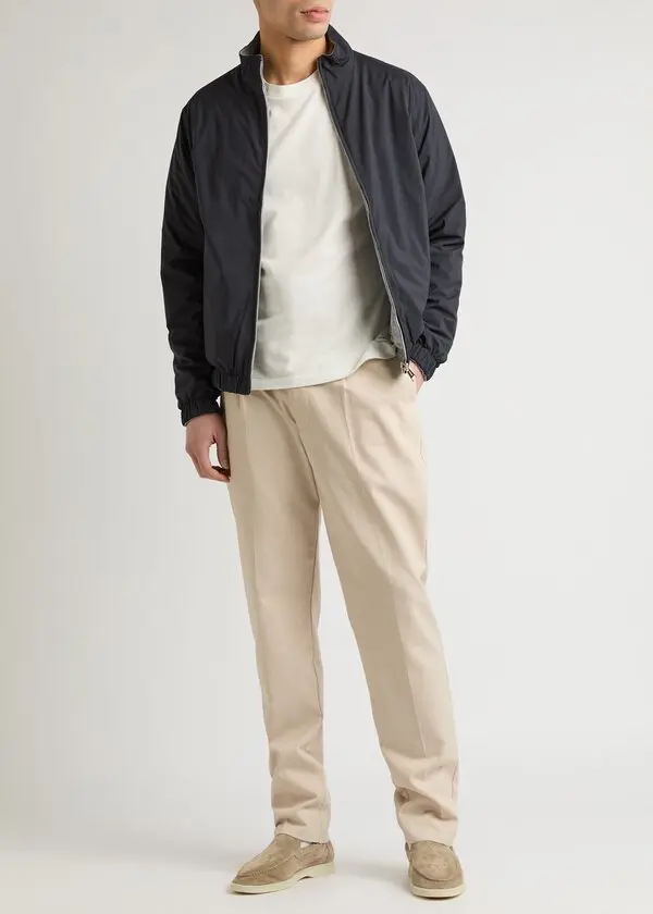 AURELIEN Resort Reversible Jacket - Navy
