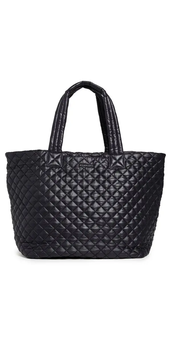 Mz Wallace Large Metro Tote Deluxe - Black