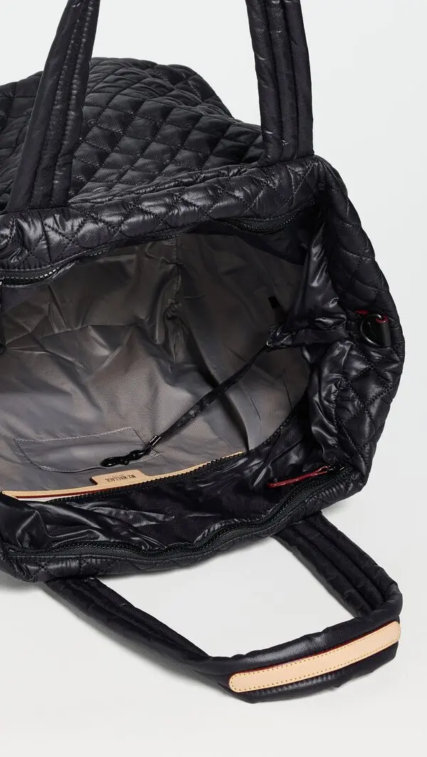 Mz Wallace Large Metro Tote Deluxe - Black