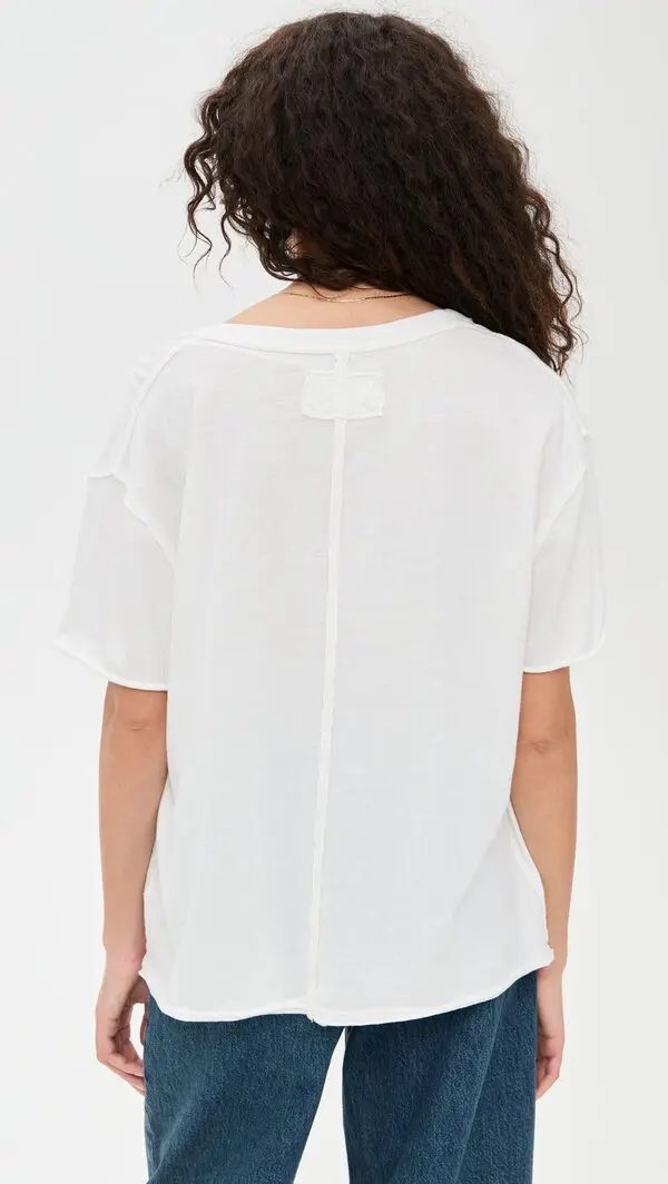 Free People Nina V Tee - White