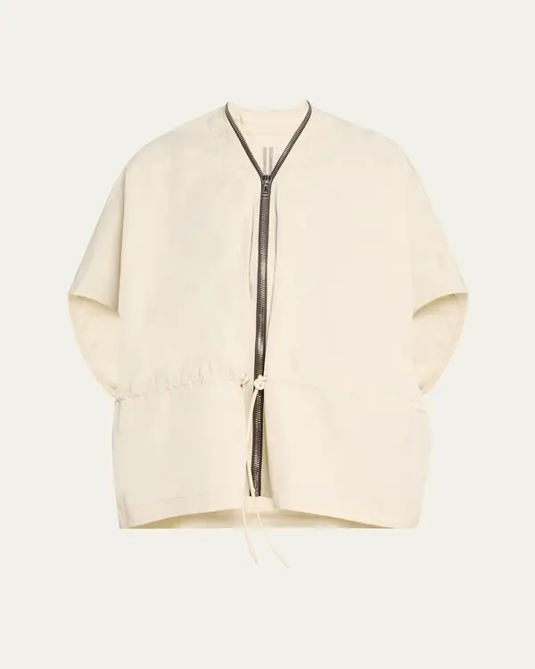 Rick Owens Drawstring Waist Sail Jacket - Dinge