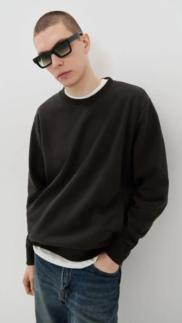 RHYTHM Classic Fleece Crewneck Sweatshirt