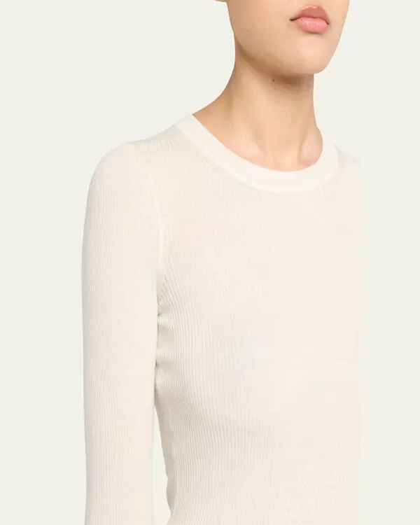 TWP Ribbed Wool Pullover