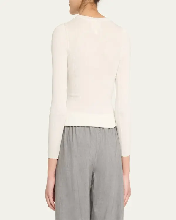 TWP Ribbed Wool Pullover