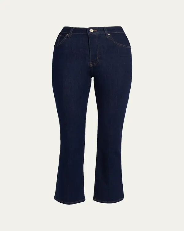 FRAME The Reboot Crop Bootcut Jeans - Rinse