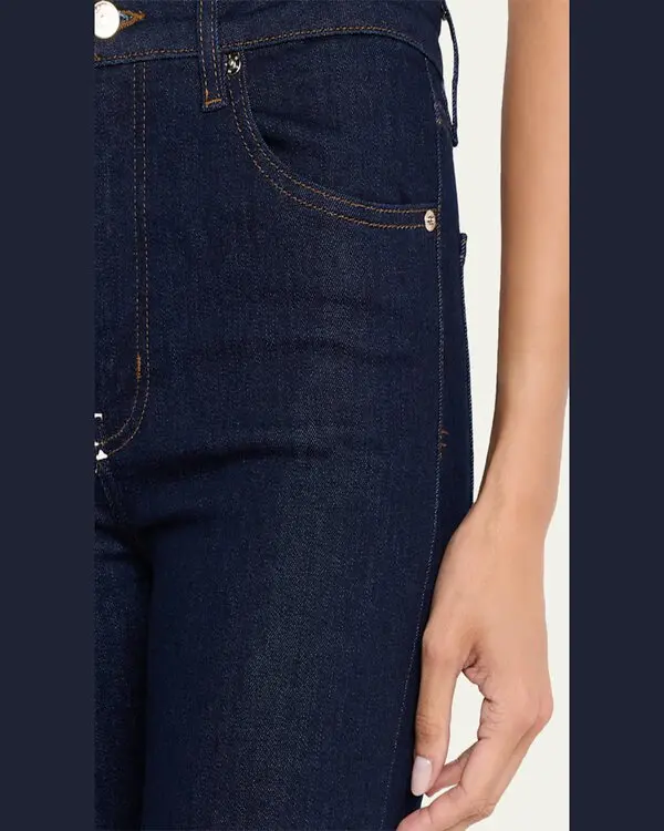FRAME The Reboot Crop Bootcut Jeans - Rinse