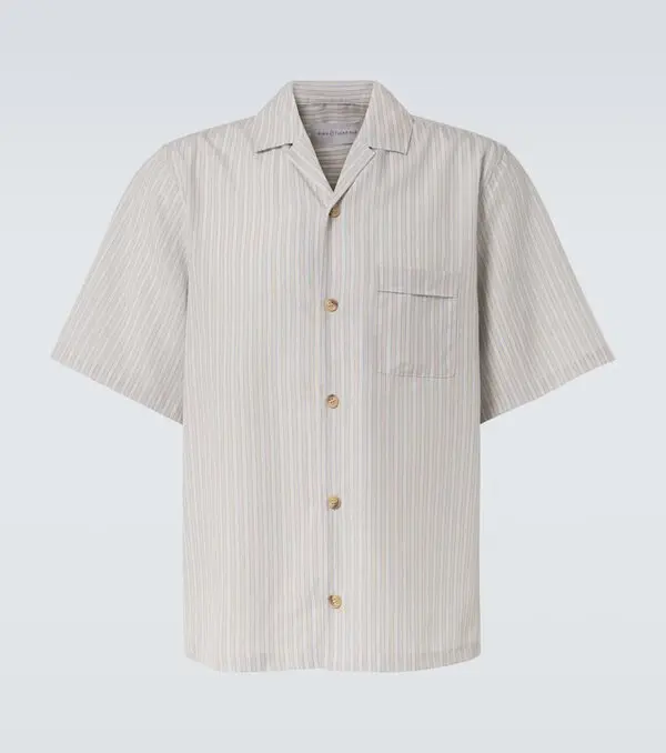King & Tuckfield Striped Bowling Shirt