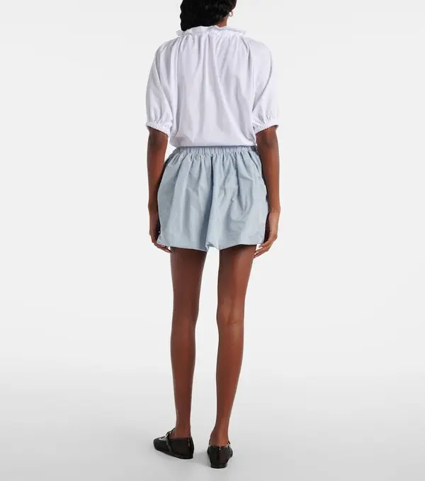 PATOU Faille Miniskirt - Blue