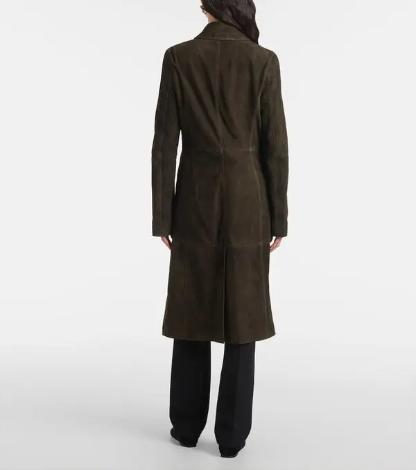 TOTEME Suede Coat - Brown