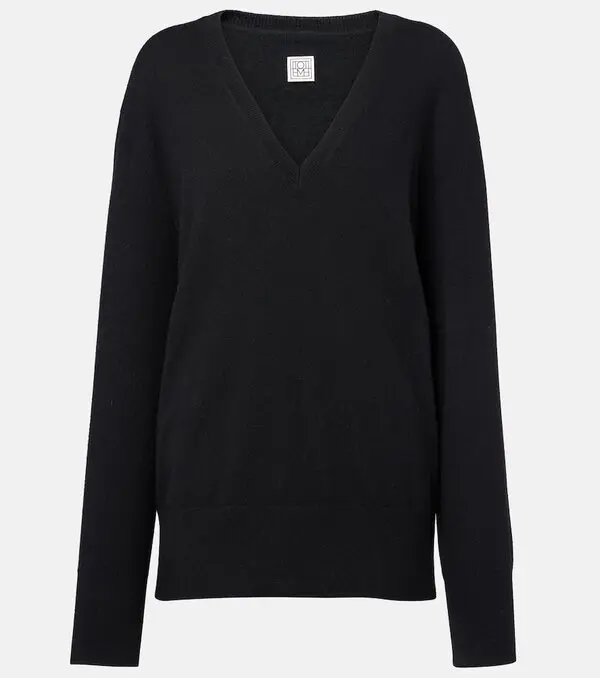 TOTEME Cashmere Sweater - Black