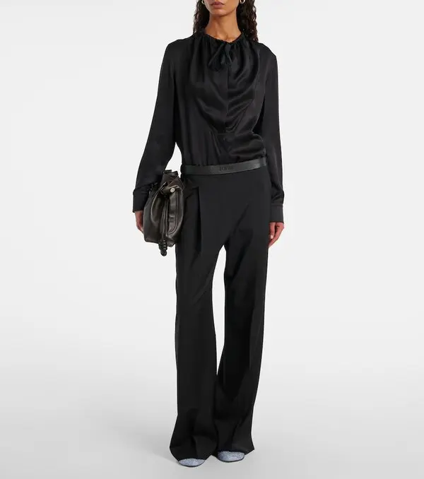 Loewe Flamenco Medium Clutch - Brown