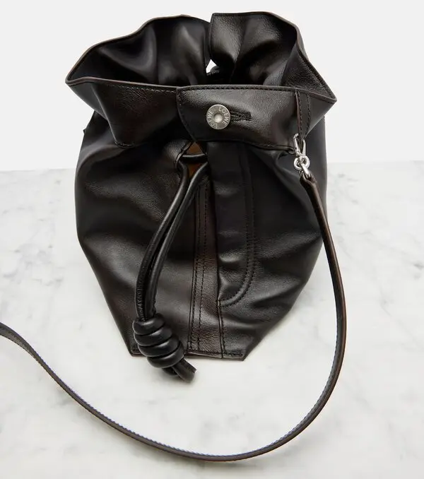 Loewe Flamenco Medium Clutch - Brown