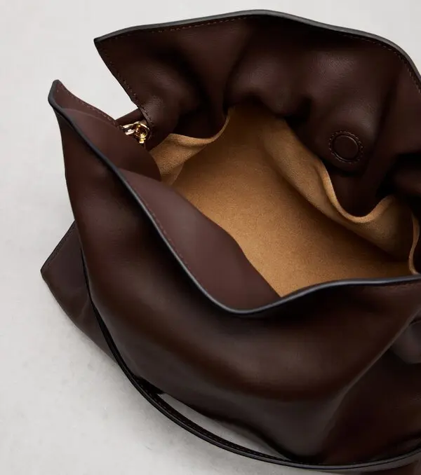 Loewe Flamenco Medium Clutch - Brown