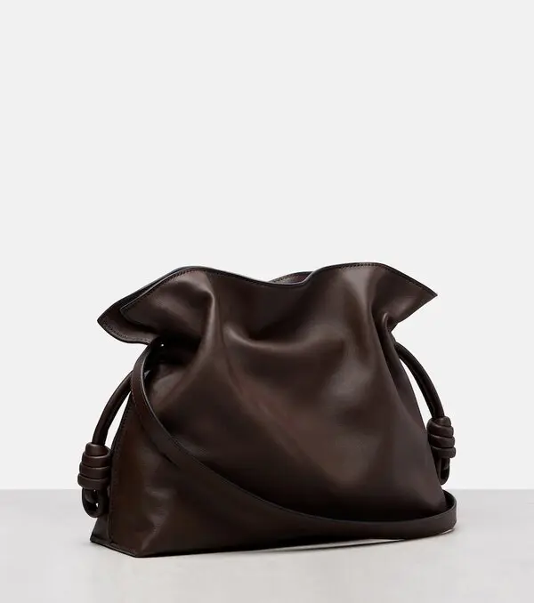 Loewe Flamenco Medium Clutch - Brown