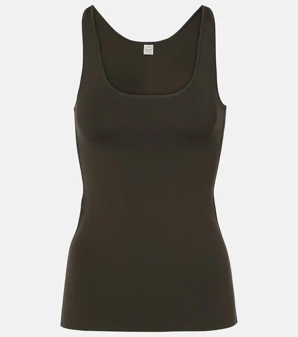 TOTEME Jersey Tank Top - Brown