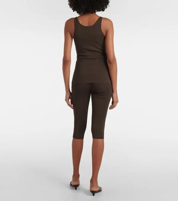 TOTEME Jersey Tank Top - Brown