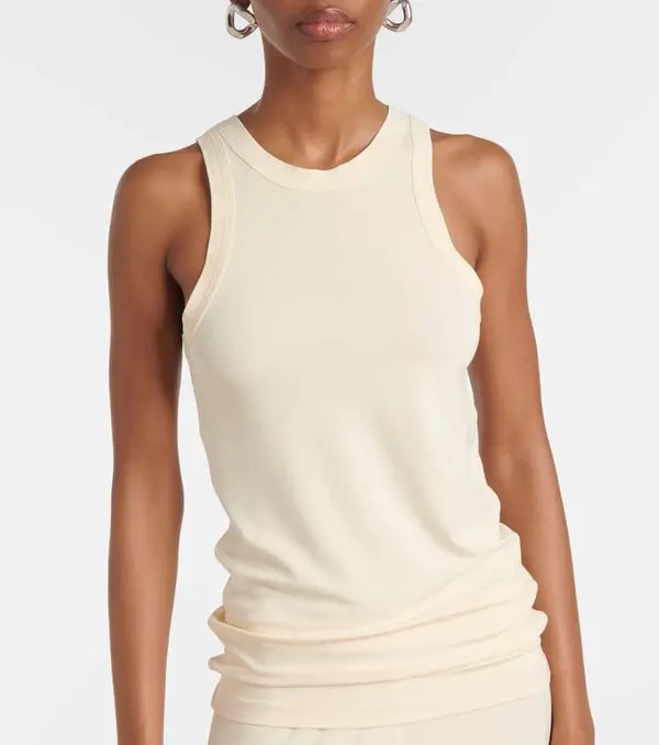 TOTEME Jersey Tank Top - White