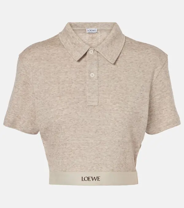 Loewe Logo Cropped Top