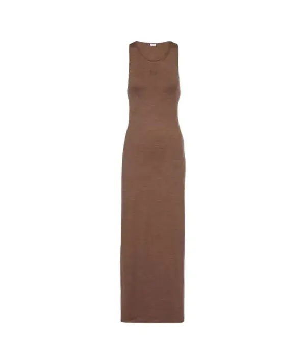 Loewe Anagram Wool-blend Maxi Dress