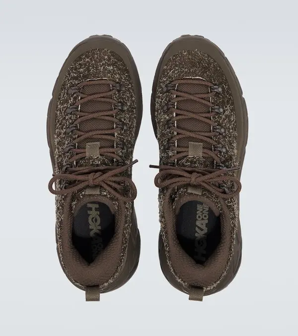 Hoka One One Tor Summit Leather Sneakers - Brown