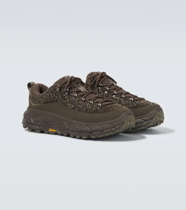 Hoka One One Tor Summit Leather Sneakers - Brown