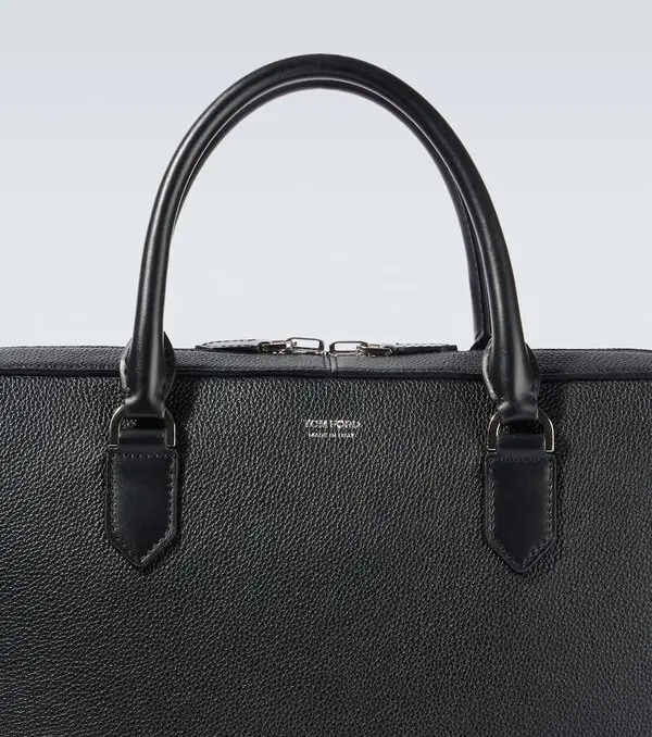 TOM FORD Elliot Leather Briefcase