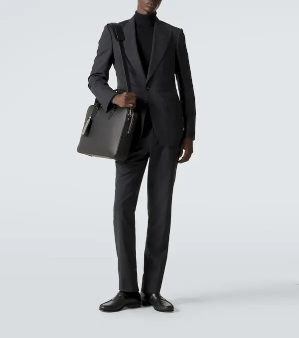 TOM FORD Elliot Leather Briefcase