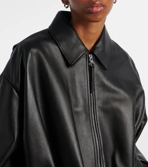 Loewe Leather Jacket - Black