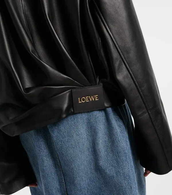 Loewe Leather Jacket - Black