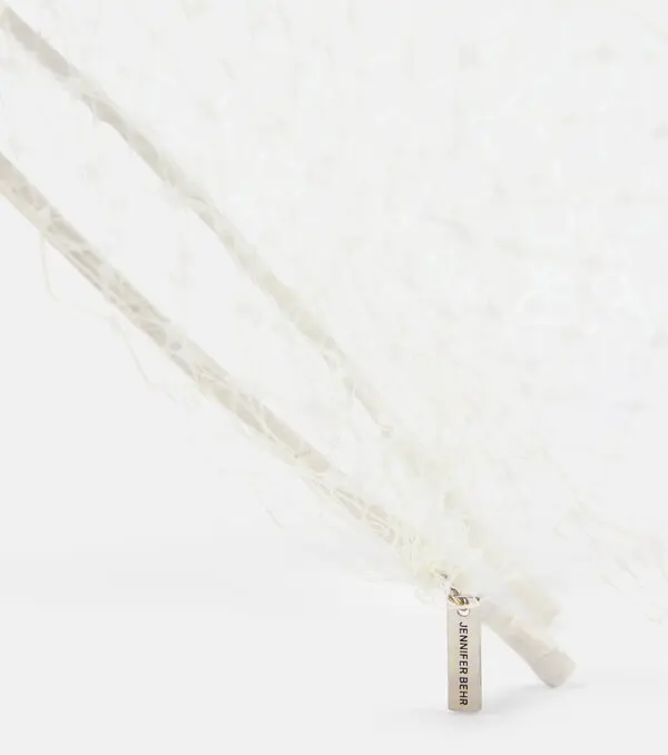 JENNIFER BEHR Bridal Voilette Headband - White