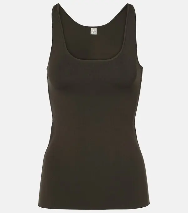TOTEME Jersey Tank Top - Brown