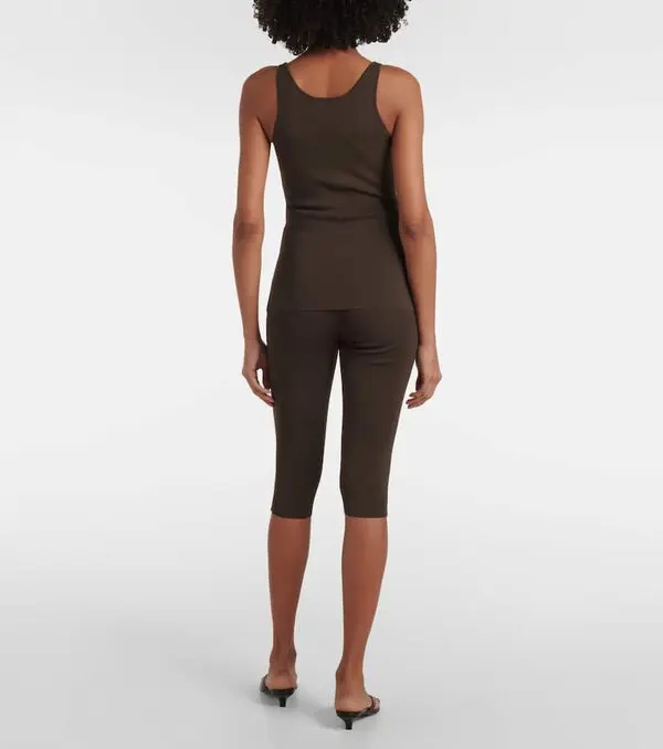 TOTEME Jersey Tank Top - Brown