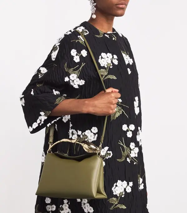 Erdem Leather Bloom Top-handle Bag