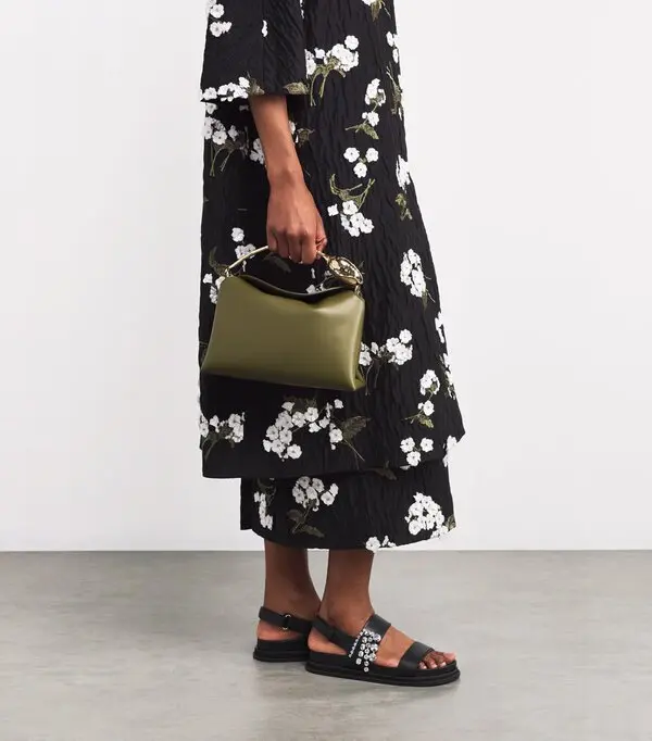 Erdem Leather Bloom Top-handle Bag