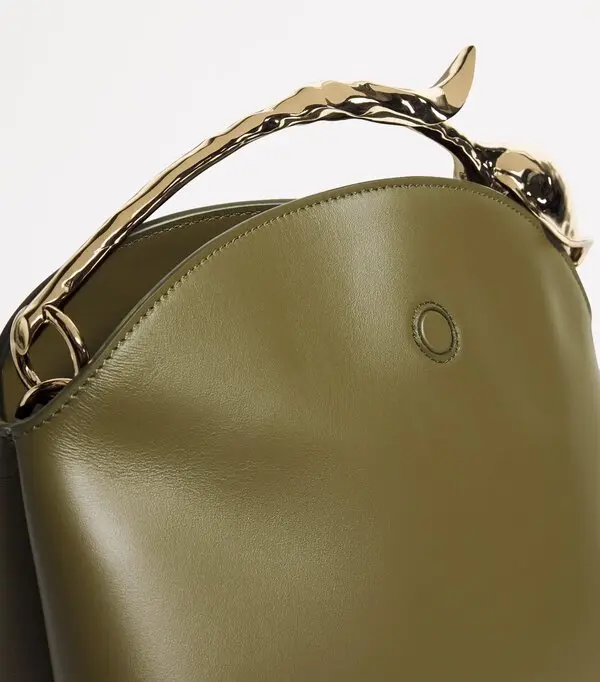 Erdem Leather Bloom Top-handle Bag
