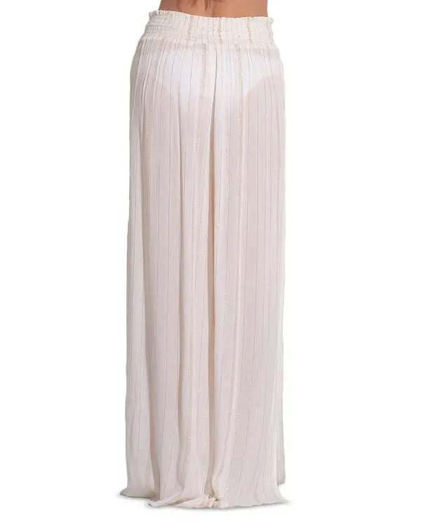 Elan Sheer Wide Leg Cover Up Pants