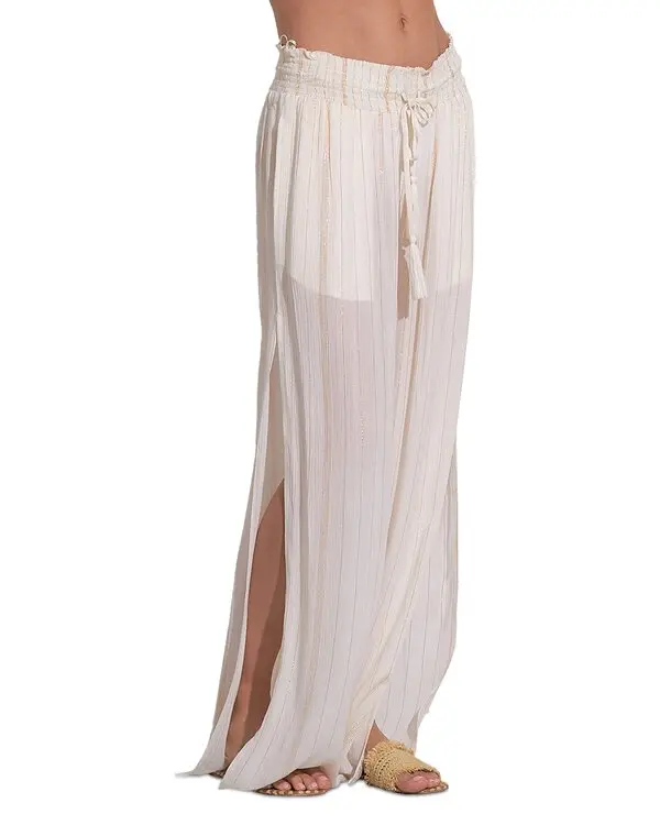 Elan Sheer Wide Leg Cover Up Pants