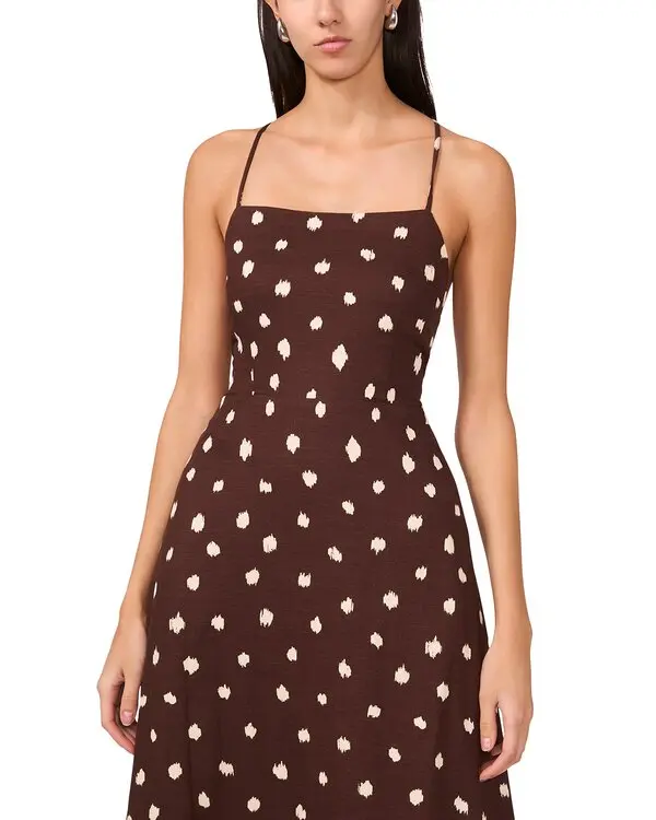 1.State Strappy Lace-up Maxi Dress