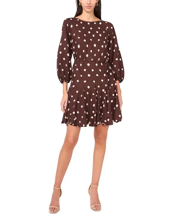 1.State Scratchy Dot Mini Dress
