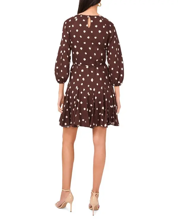 1.State Scratchy Dot Mini Dress