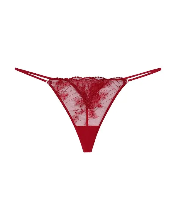 Wacoal Midnight Soiree G String Panty - Regina Red
