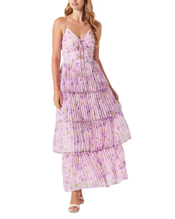 Astr The Label Daytona Maxi Dress In Lilac Floral - 70% Off | Editorialist