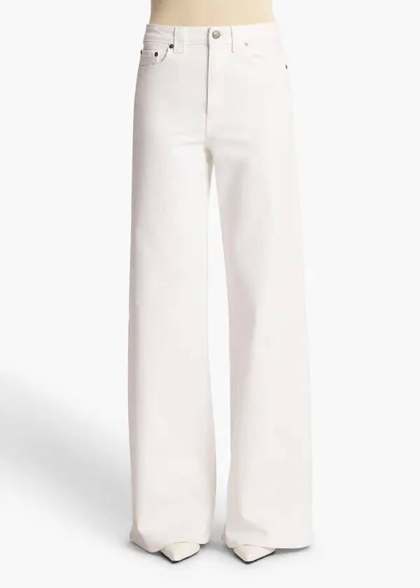 Khaite Dane Stretch Jean - White
