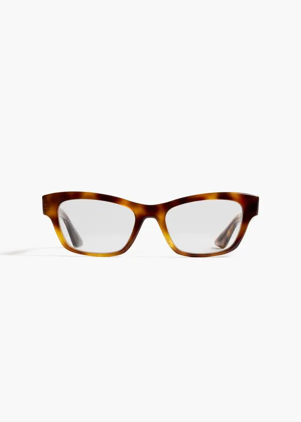 Khaite X Oliver Peoples 1953rx Eyeglasses - Dark Mahogany